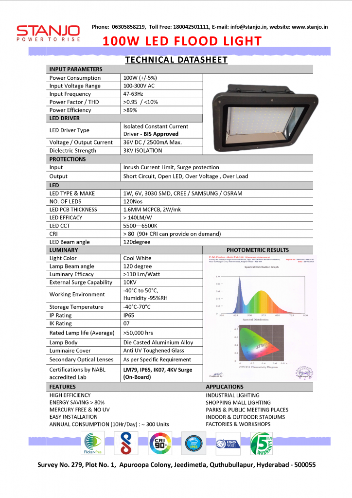 Buy Led Flood Lights | Best Led Flood Lights Manufacturers in Hyderabad ...